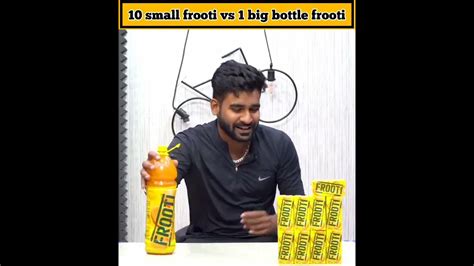 Big Frooti Vs Small Frooti 😱 Experiment By Yash Ke Experiments Mr