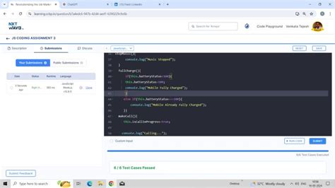 Venkata Tejesh Dumpala On Linkedin Javascript Coding Achievementunlocked Neverstoplearning