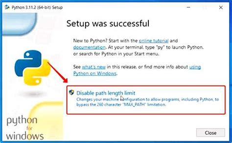 Disable Path Length Limit Python что это ⋆ Pro хостинг