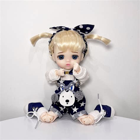 Sison Benne 1 8 Bjd Doll Mini Girl Con Ropa Zapatos Pelucas Ojos