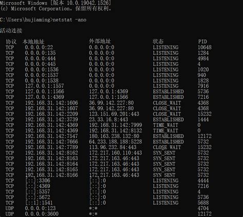 windows 下如何查看端口被哪些程序使用 netstat ano 命令详解 兔子教程