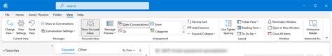 Outlook Focus View And Outlook Conversation Views IT 4 Offices