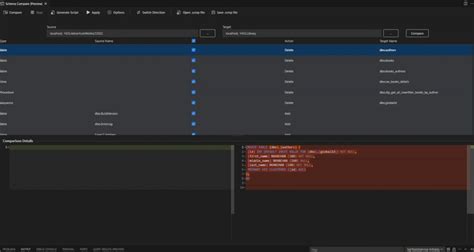 Mssql Extension For Vs Code Introducing Schema Compare Preview