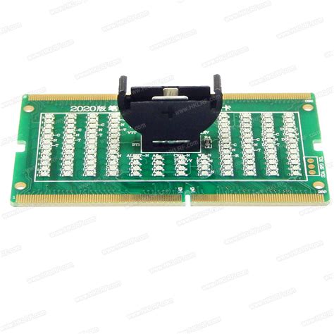 Laptop Motherboard DDR RAM Memory Slot LED Diagnostic Analyzer Tester Card