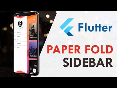 Flutter Foldable Navigation Sidebar FlutterX
