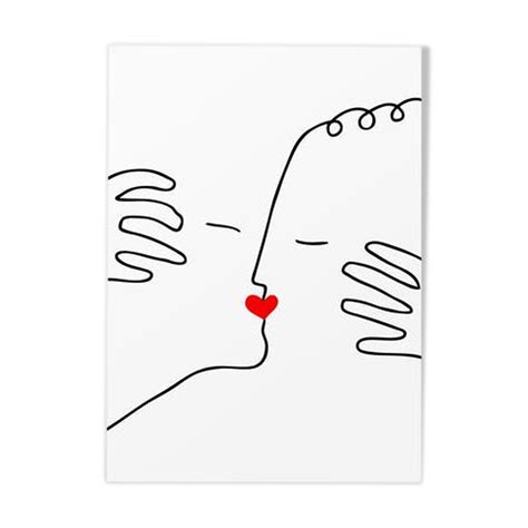 Affiche A3 Shandor Baiser Damour 297x42cm Selency