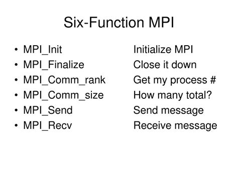 Ppt Distributed Memory Message Passing Paradigm Powerpoint