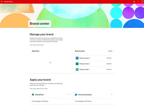 Brand Colors Using Sharepoint Brand Center Knowledge Share