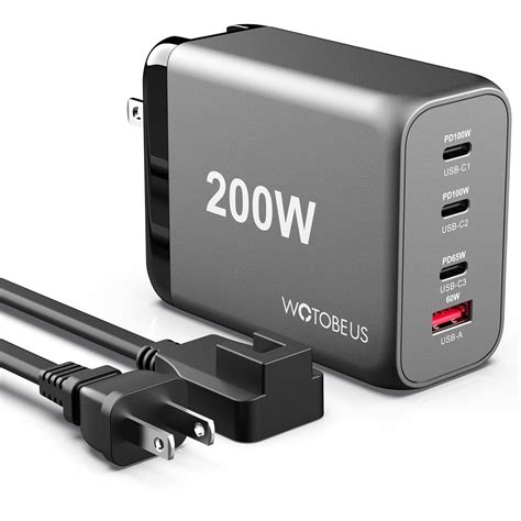 Wotobeus W Usb C Gan Wall Charger And Ac Cable Desertcart South Africa