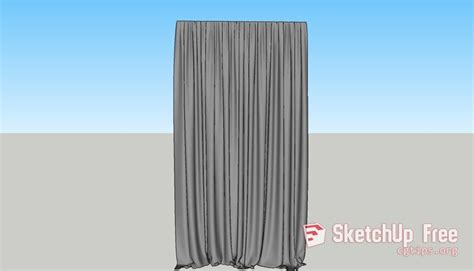 130 Curtain Sketchup Model Free Download