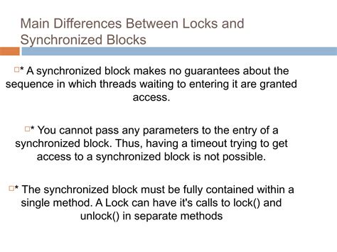 Lock Interface In Java PPT