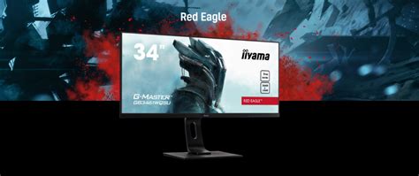 iiyama G-Master GB3461WQSU-B1 Red Eagle 34" UWQHD IPS… - ProLine