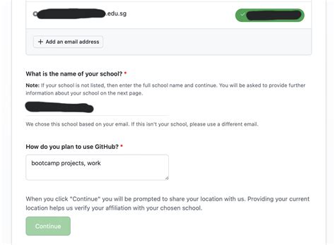 Stuck On Github Education Signup Community Discussion 49378 GitHub