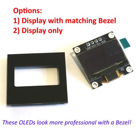 display bezels for arduino pi other electronic projects