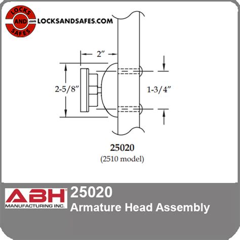 Abh Armature Head Assembly Abh 20020 Abh 24020 Abh 25020
