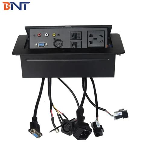 Tabletop Hidden Mount Recessed Type Pop Up Power Socket For Conference Furniture Box Pop Up