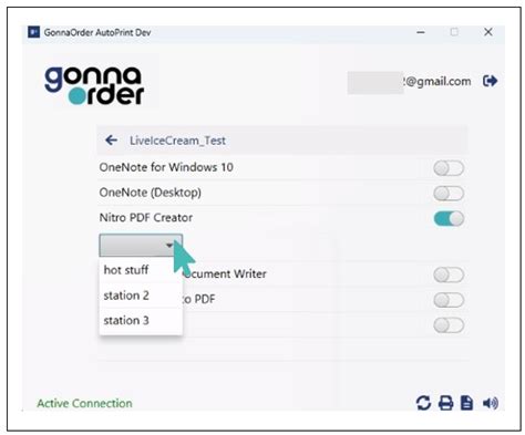 automatically print incoming orders