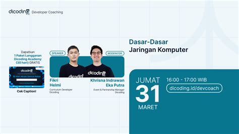 Dicoding Developer Coaching 84 Devops Dasar Dasar Jaringan Komputer Dicoding Indonesia