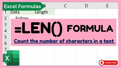 How To Use Len Formula In Excel Text Functions In Excel Urdu