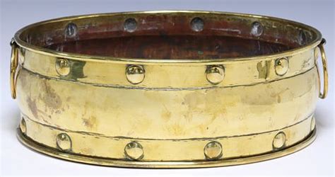 Victorian Brass Cellarette Or Jardiniere Sold At Auction On 9th November Austin Auction Gallery