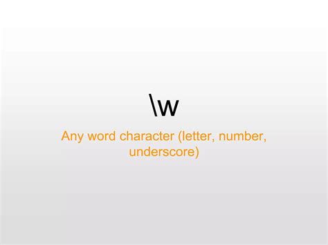 Regular Expression Regex Fundamentals Ppt