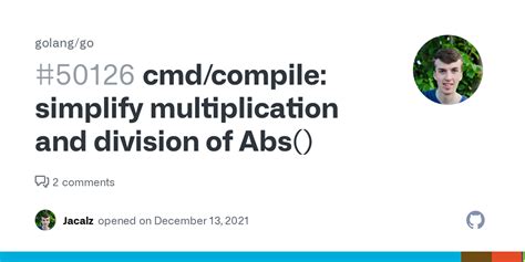 Cmdcompile Simplify Multiplication And Division Of Abs · Issue