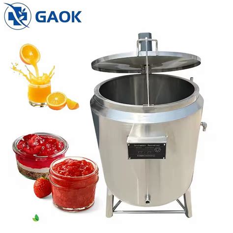 Automatic 50l Juice Pasteurizer Milk Pasteurization Tank Low And High Temperature And