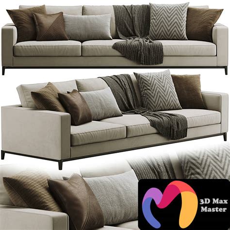 Minotti Andersen Sofa No 6 3dmaxter