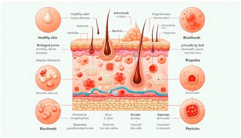 A Diagram Of A Different Types Of Bacteria Premium Ai Generated Image