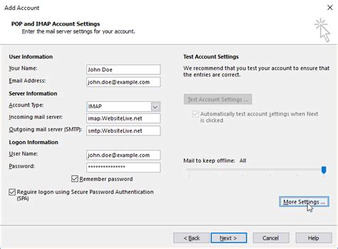 How To Setup An Email Account In Outlook 2016 Powenbell