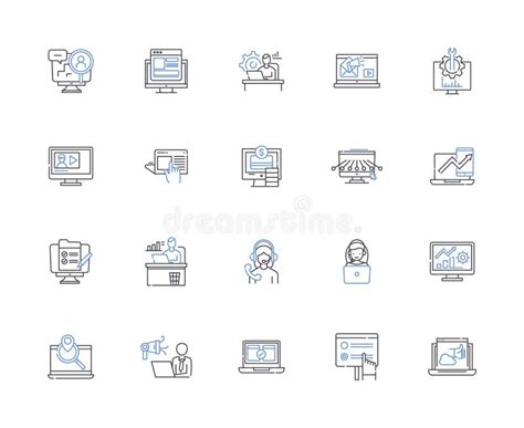 Network Outline Icons Collection Network Internet Wi Fi Ethernet