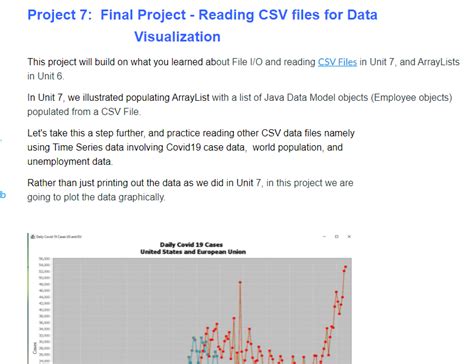 Project 7 Final Project Reading Csv Files For Data