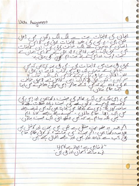 Urdu Assignment Pdf