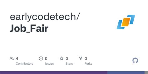 GitHub Earlycodetech Job Fair
