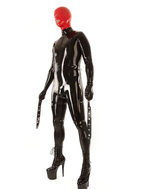 Latex Bondage Catsuit With Mittens Latex Uk Shop