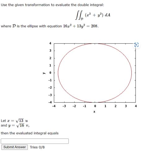 Solved Use The Given Transformation To Evaluate The Double Chegg Com