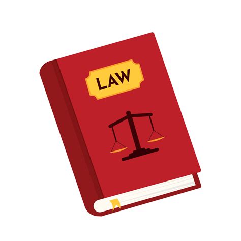 Law Book Icon Vector For Law Judgement And Justice Element