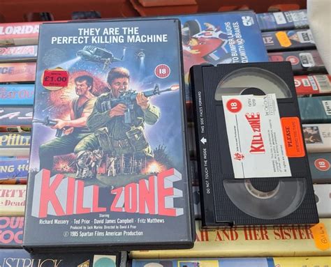 Kill Zone Ivs Post Cert Ex Rental Betamax Not Vhs Slight Mould £12