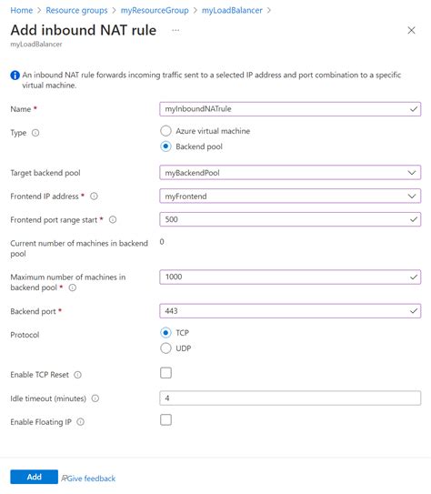 Azure Load Balancer Nat Pool At Emma Ake Blog