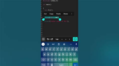 C Language Coding In Mobile Using Decoder App Short C Coding Status