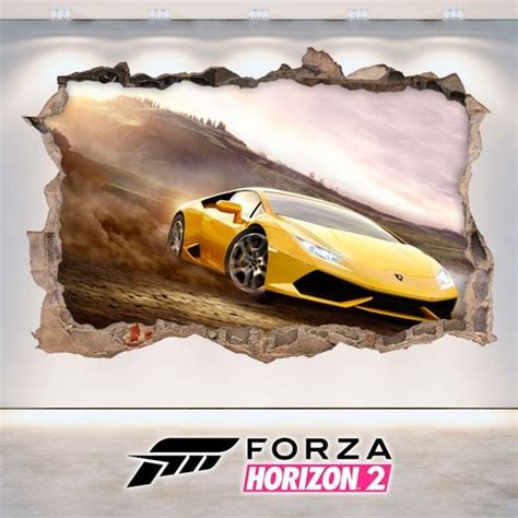 🥇 Vinilos Decorativos 3d Forza Horizon 2 🥇