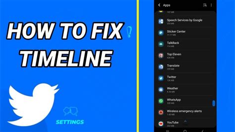 How To Fix Timeline On Twitter App Youtube