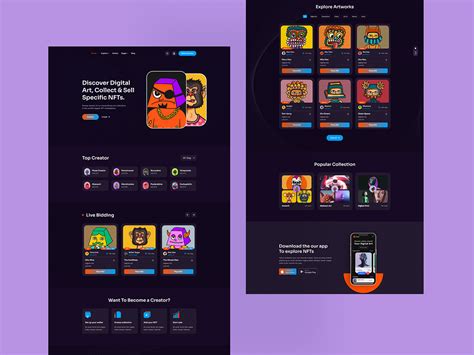 Blockchain React Js Nft Website React Website Design On Behance