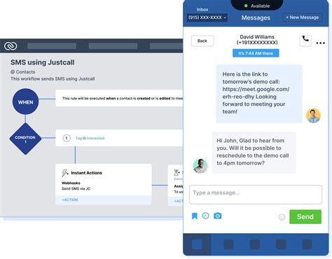 JustCall And Zoho CRM Calling SMS AI Automation