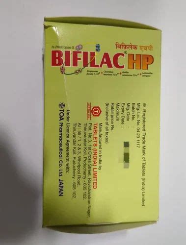 Bifilac Hp Pre Probiotic Capsules Ds At Best Price In Mumbai