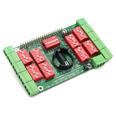 Sixteen Analogdigital Inputs 8 Layer Stackable Hat For Raspberry Pi V1