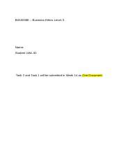 Template Business Ethics Docx BA E Business Ethics Level Name Student UWL ID