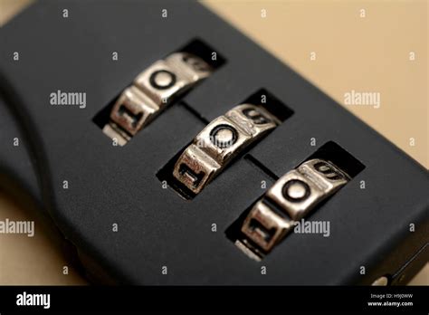 Security Concept With Combination Lock Close Up Stock Photo Alamy