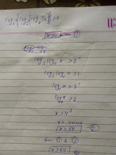 log {2} log {3} log {4} x 0