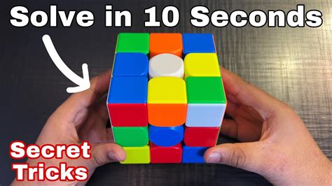 How To Solve A Rubiks Cube In Seconds Tips Tricks YouTube